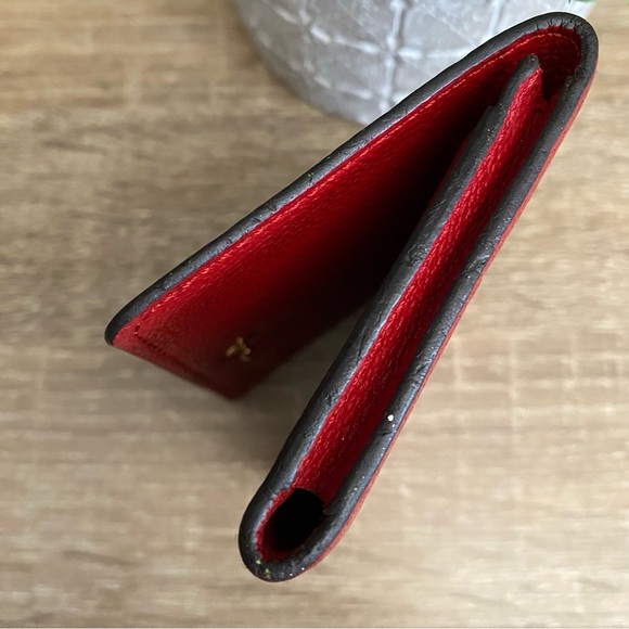 Louis Vuitton | Bags | Louis Vuitton Red Monogram Empreinte Envelope ...